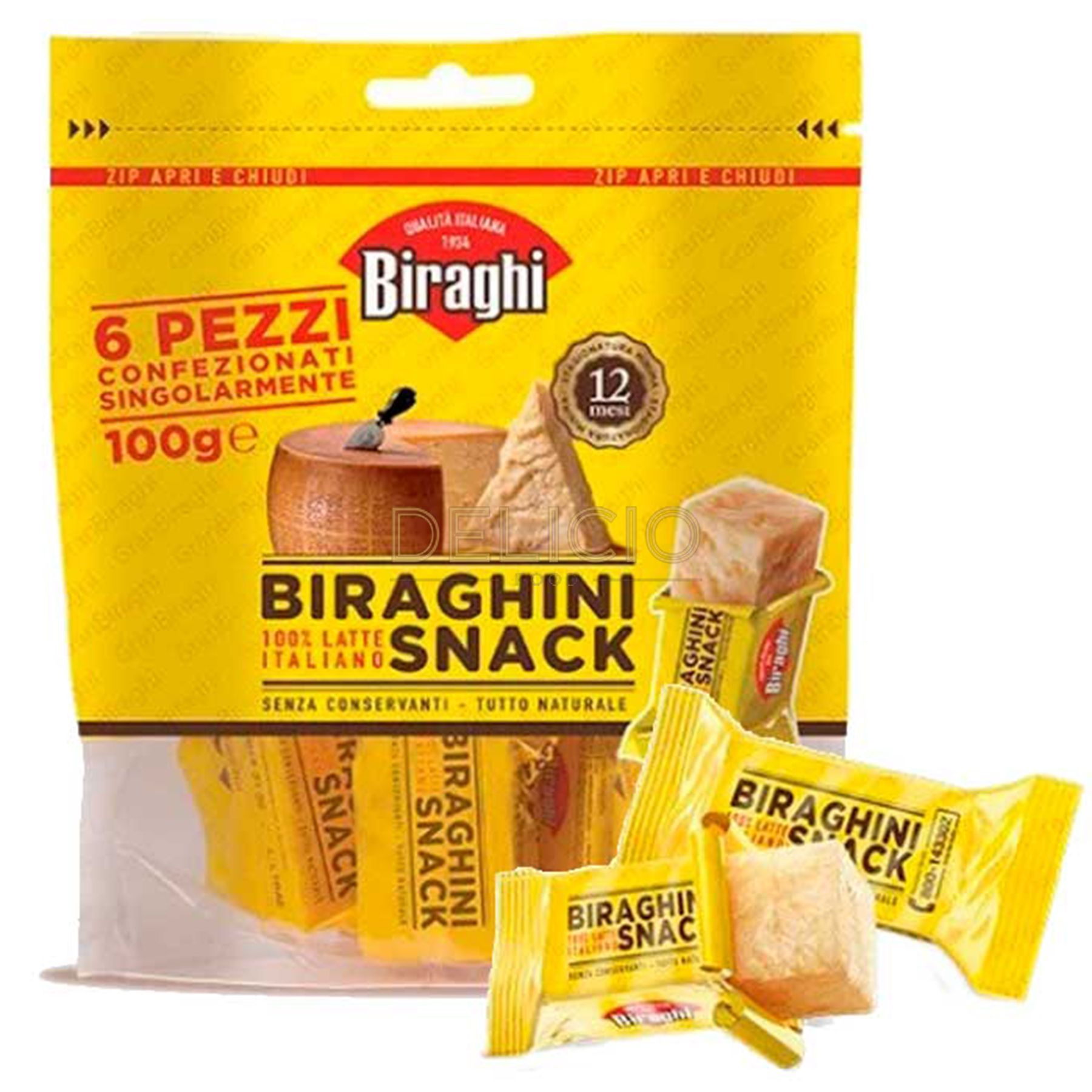 Купити Сир Biraghi Biraghini Snack 16.67 г (6уп) в Delicio Food