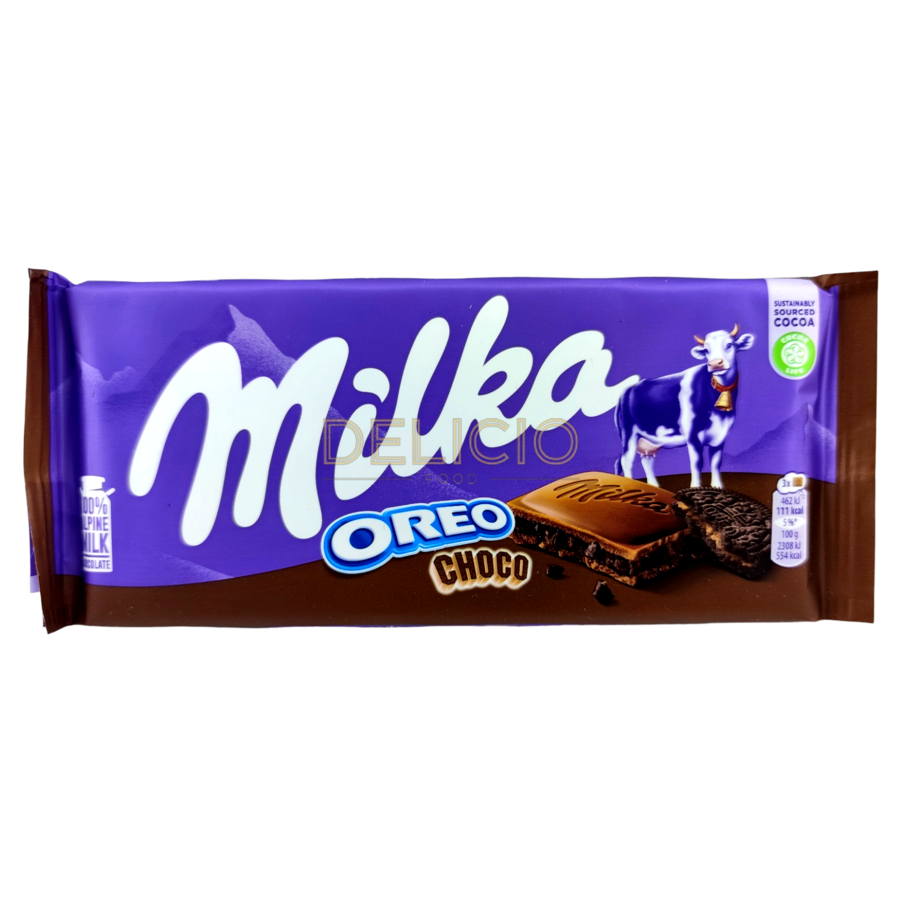 Купити Альпійський молочний шоколад Milka Oreo Choco 100 г в Delicio Food