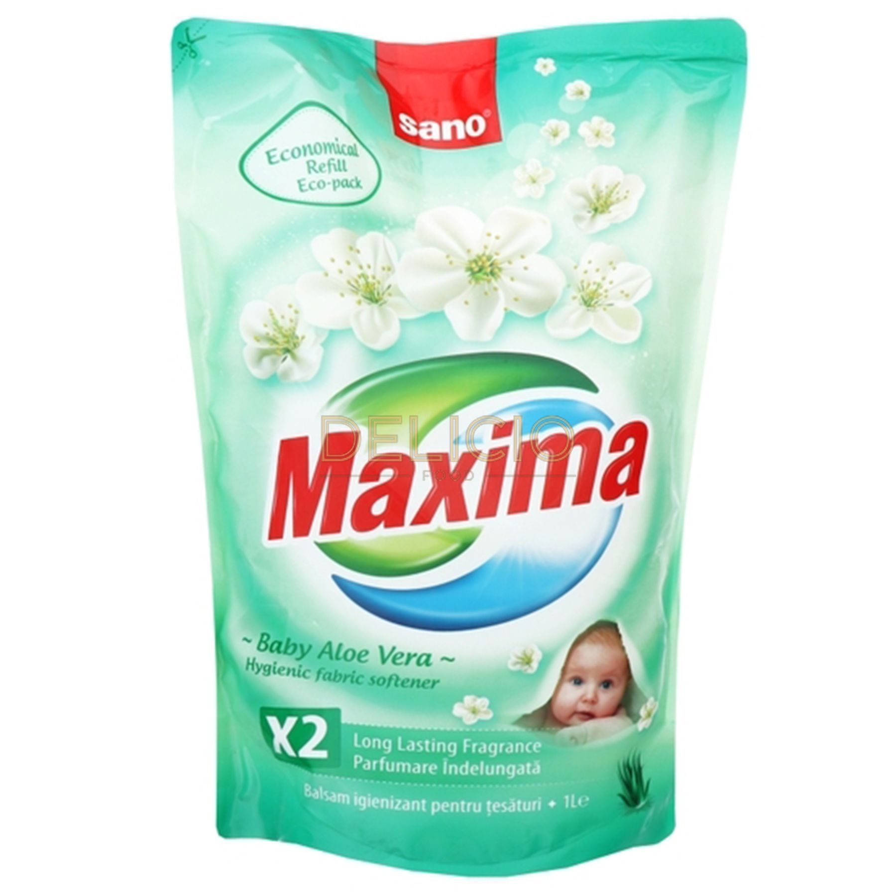 Купити Ополіскувач для білизни Sano Maxima Baby Aloe Vera 1 л (Запаска ...