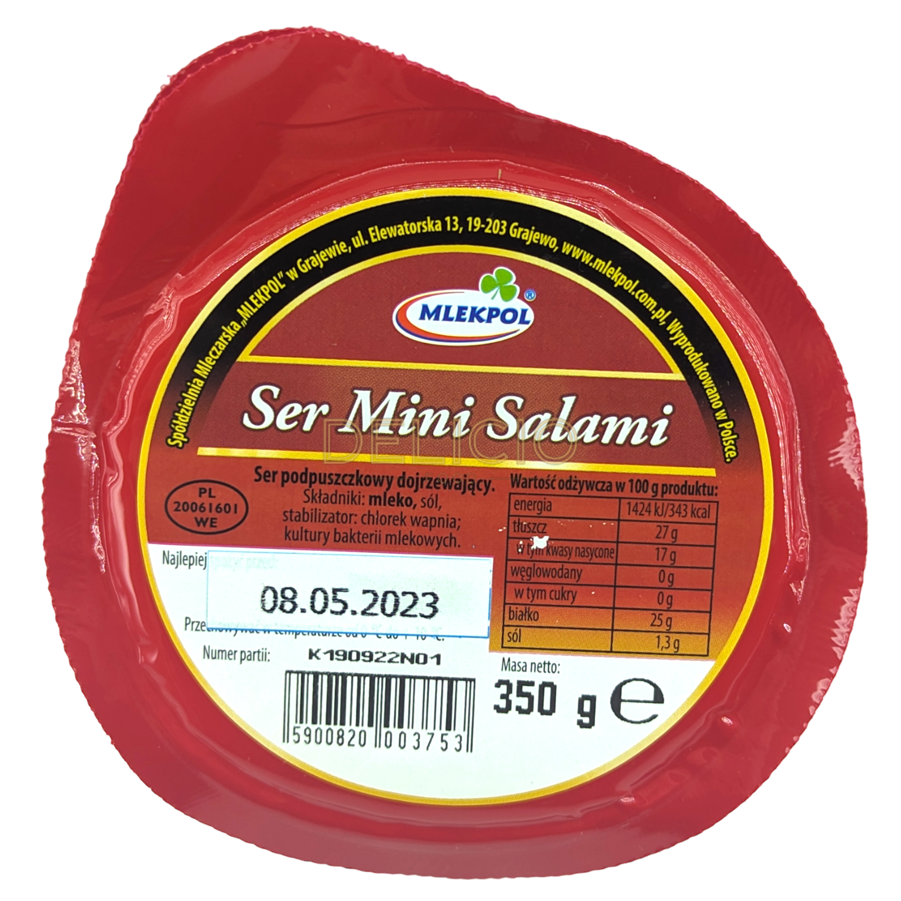 Купити Сир Mlekpol Ser Mini Salami 350 г в Delicio Food