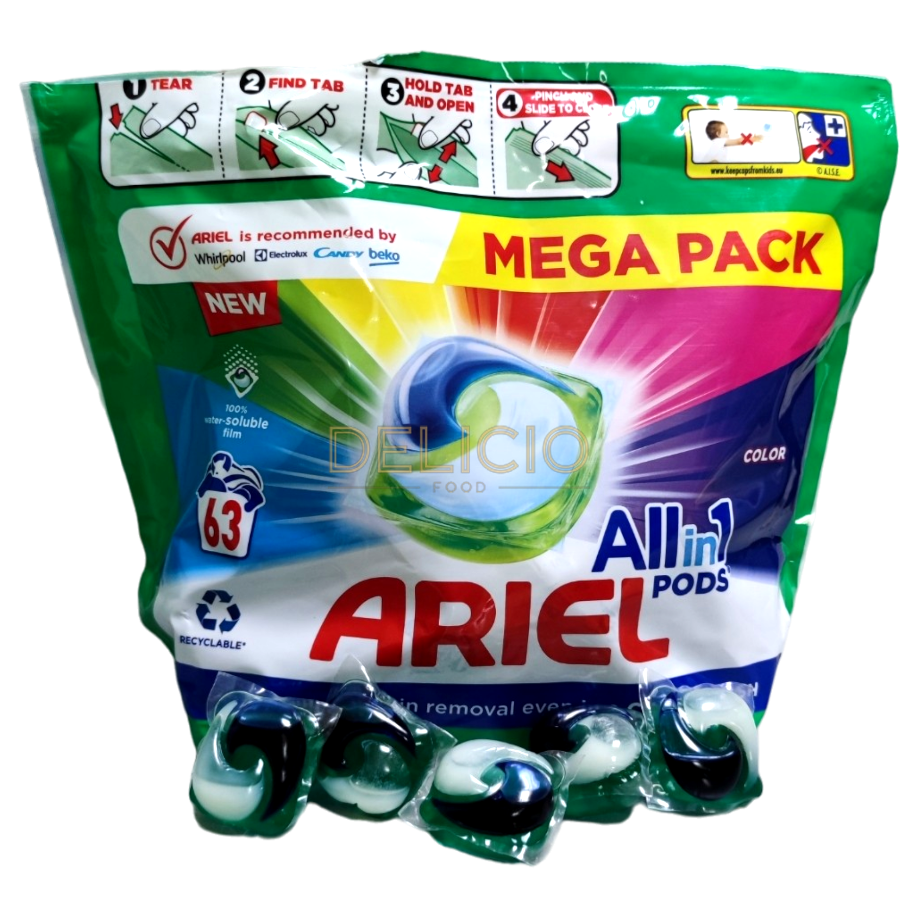 Купити Капсули для прання Ariel Allin1 COLOR для кольорового (від10шт ...