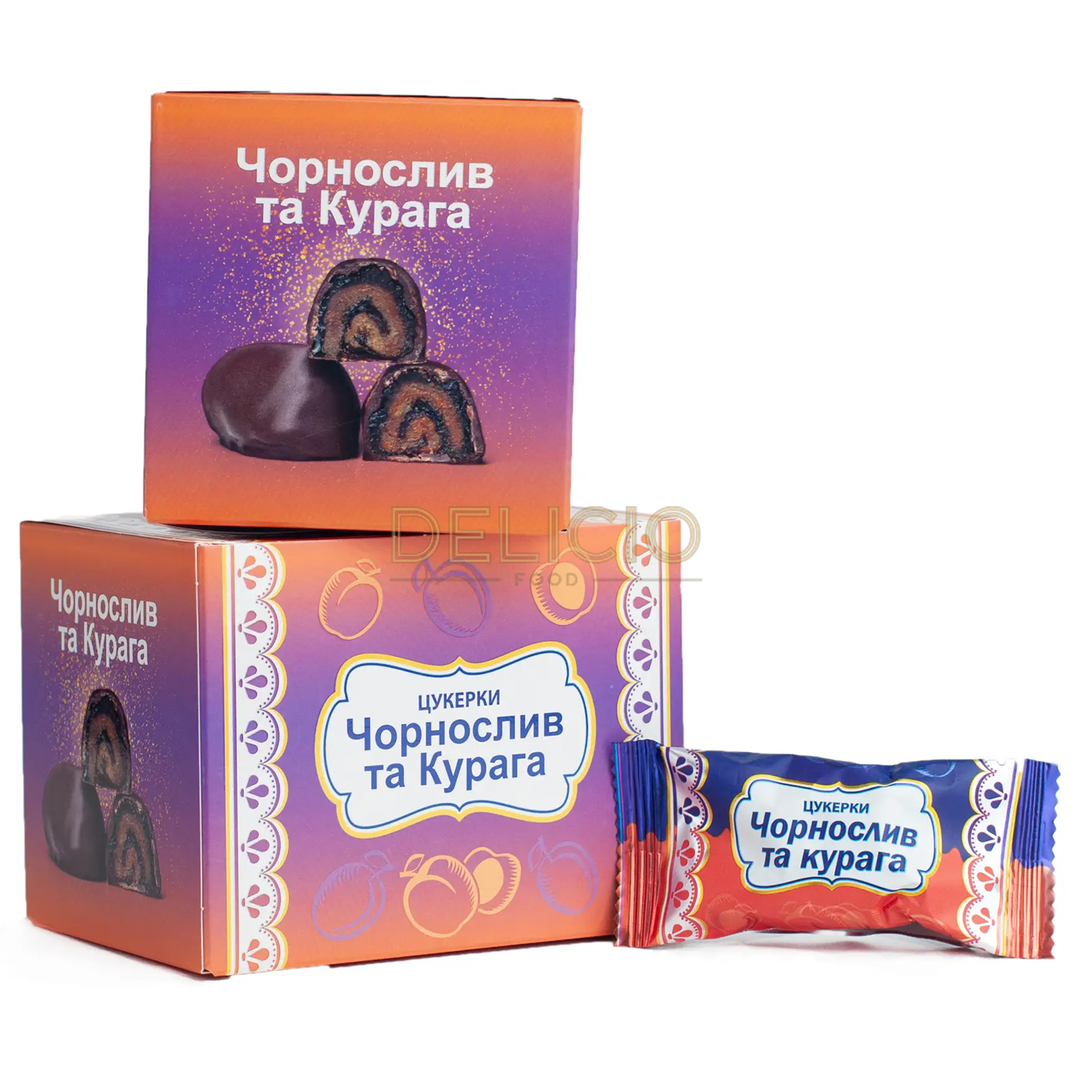Купити Цукерки Чорнослив та Курага Пригощайся 270г в Delicio Food
