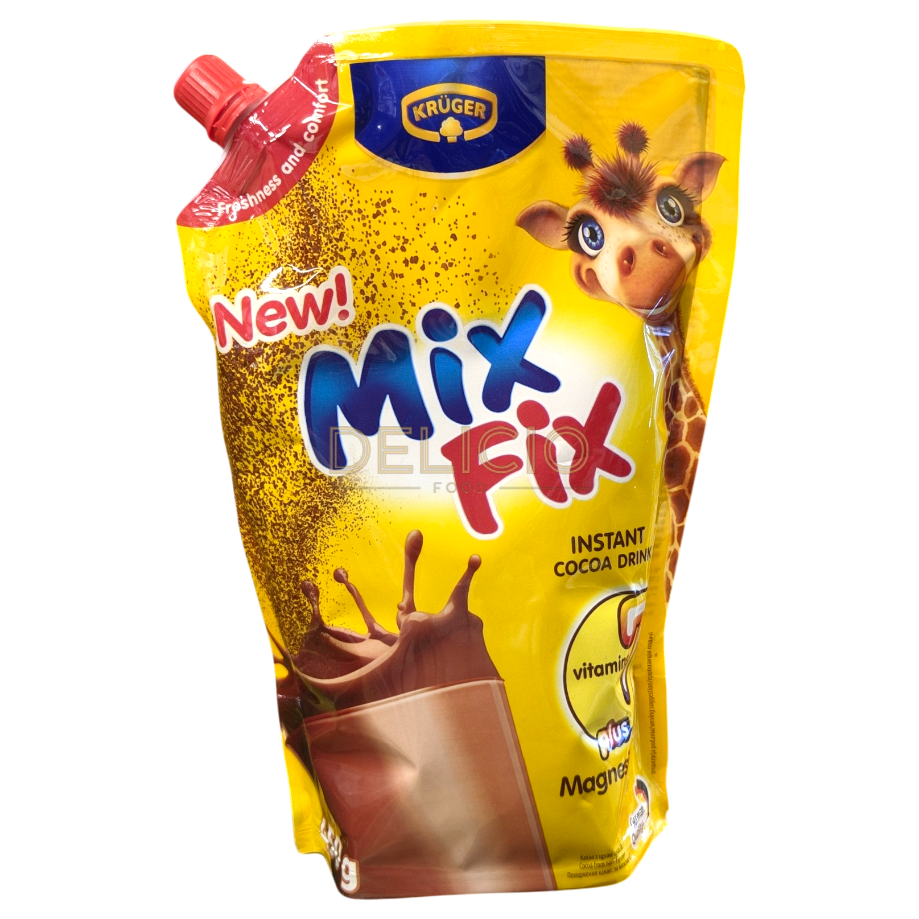Купити Какао з вітамінами та кальцієм Kruger Mix-Fix cao 450 г в ...
